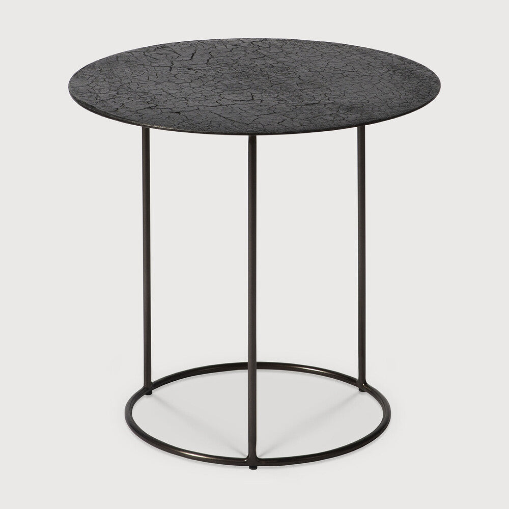 Celeste Round Side Table - Lava — DZN Studio + Home